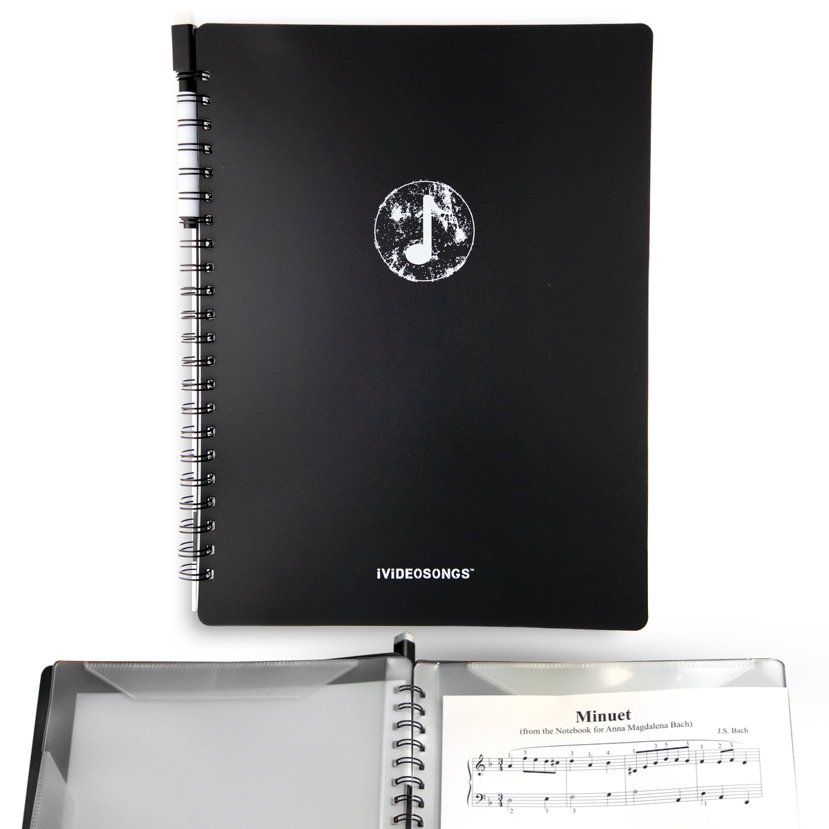 iVideosongs Sheet Music Folder for 40 Pages of Staff Music ...